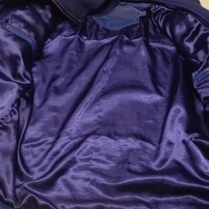 Jackets & Coats | Fancy Blue Leather Utility Jacket | Poshmark